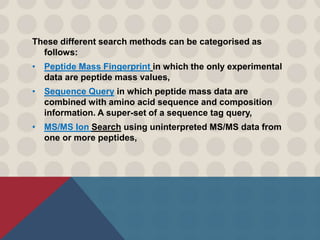 Mascot database | PPTX