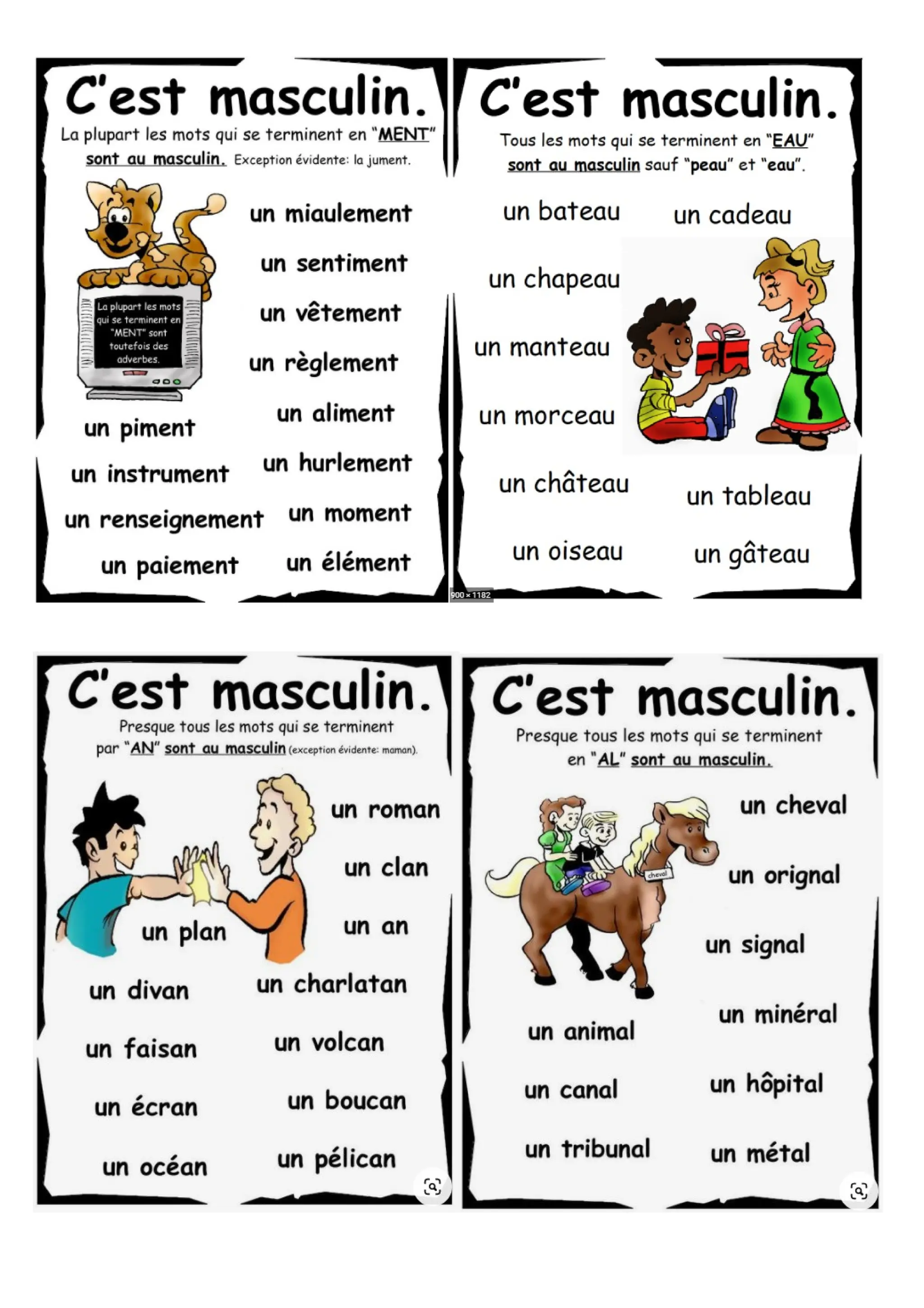 masculin Femininwprds in French for everyone. Just try it. | DOCX