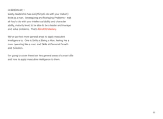 Masculine intelligence | PDF