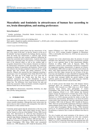 Masculinity and femenity | PDF