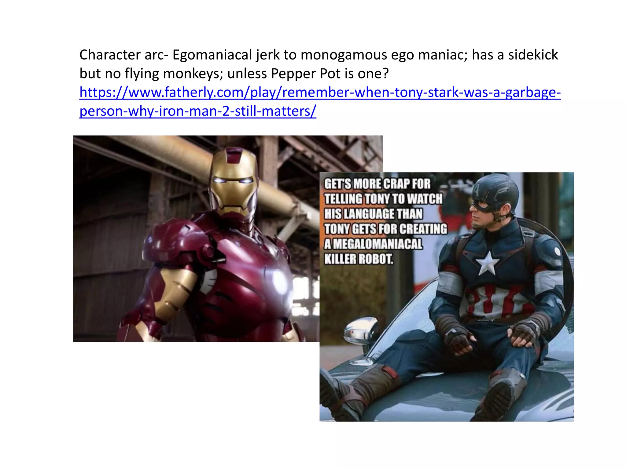 Masculinity in the Marvel Cinematic Universe | PPTX | Sports