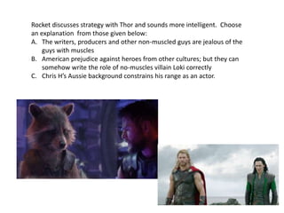 Masculinity in the Marvel Cinematic Universe | PPTX