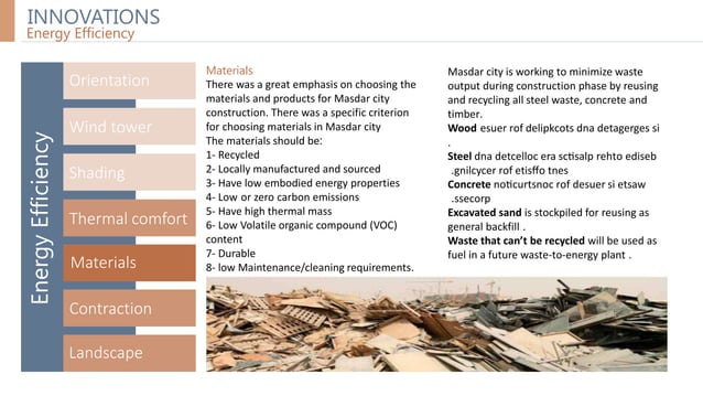Masdar city presentation | PPTX