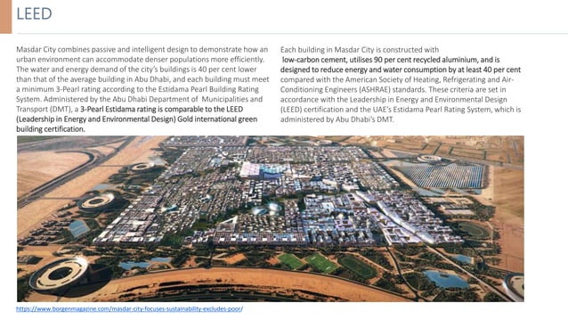 Masdar city presentation | PPTX