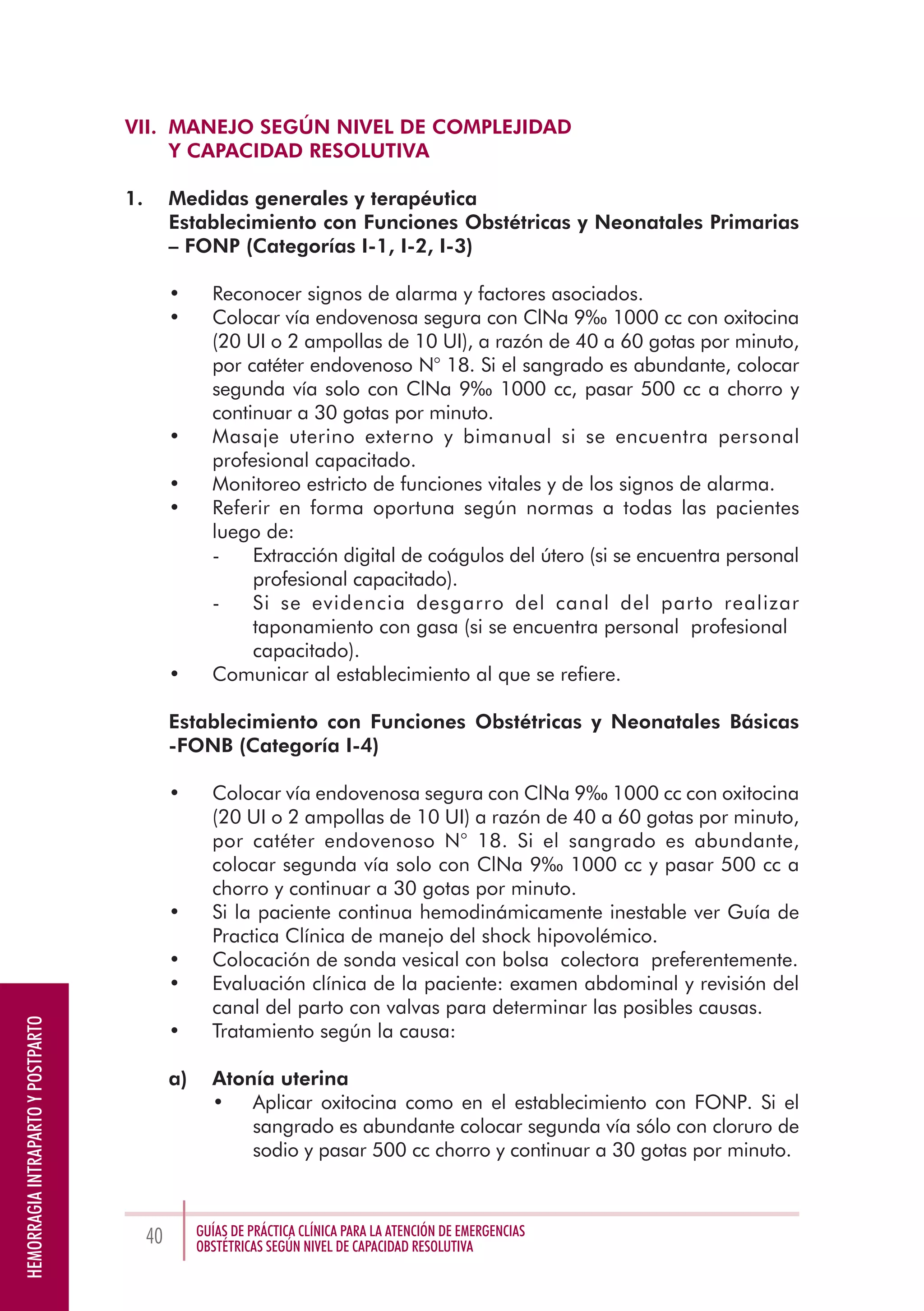 (Masdeguille) minsa guia-atencion-emergencias-obstetricas | PDF