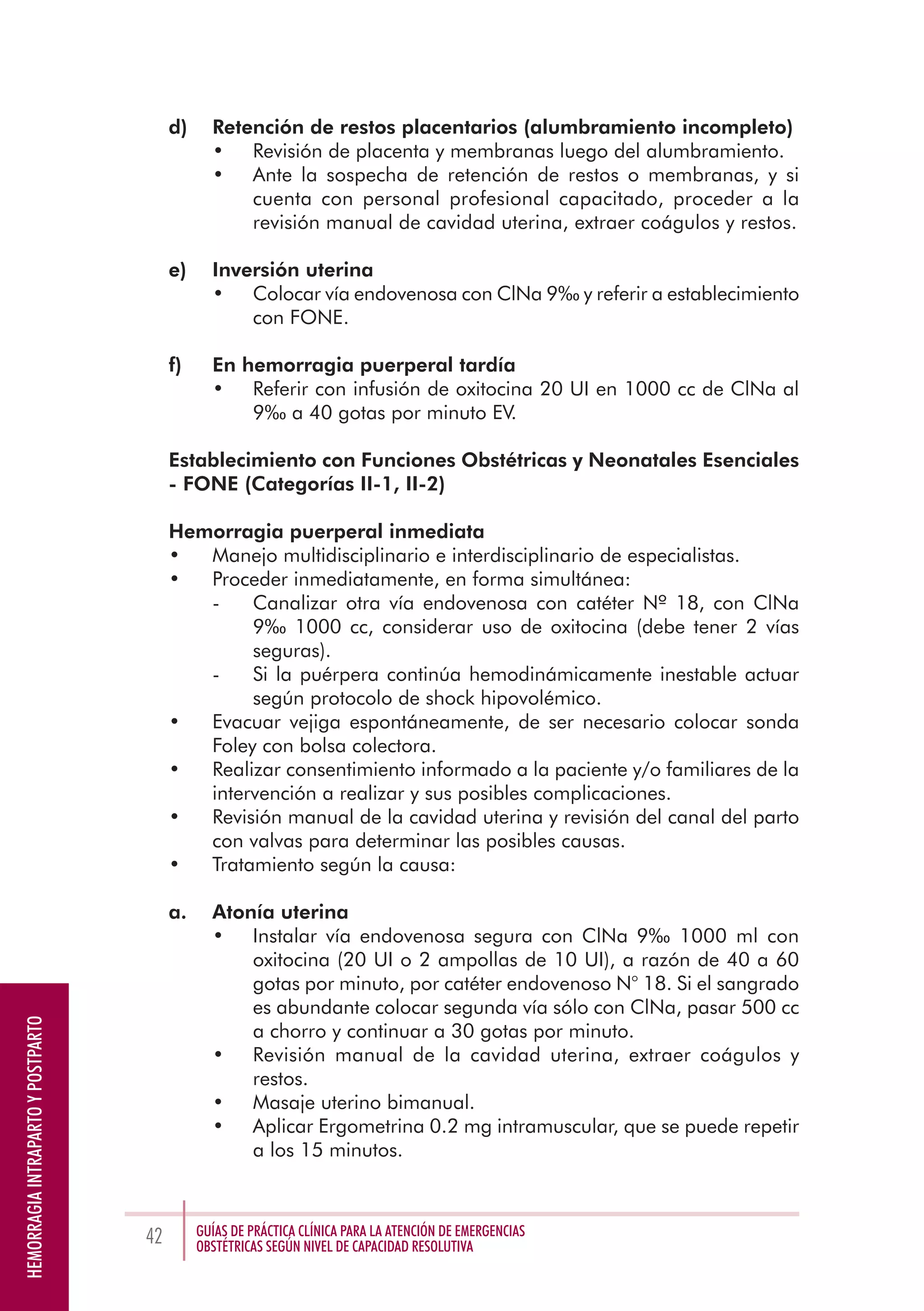 (Masdeguille) minsa guia-atencion-emergencias-obstetricas | PDF