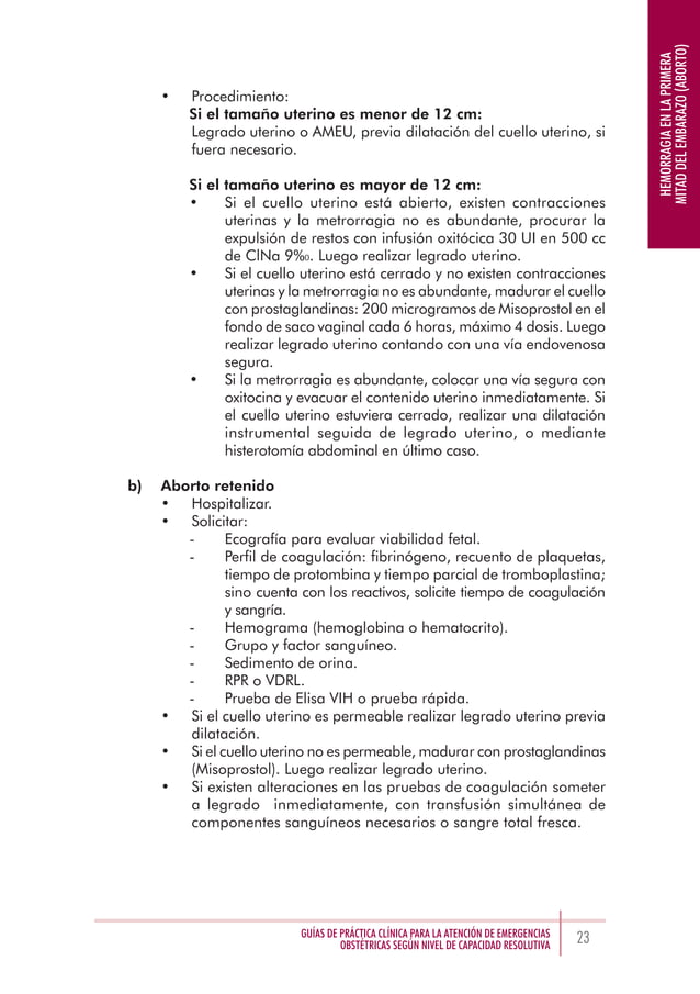 (Masdeguille) minsa guia-atencion-emergencias-obstetricas | PDF