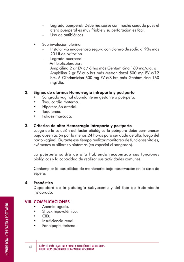 (Masdeguille) minsa guia-atencion-emergencias-obstetricas | PDF