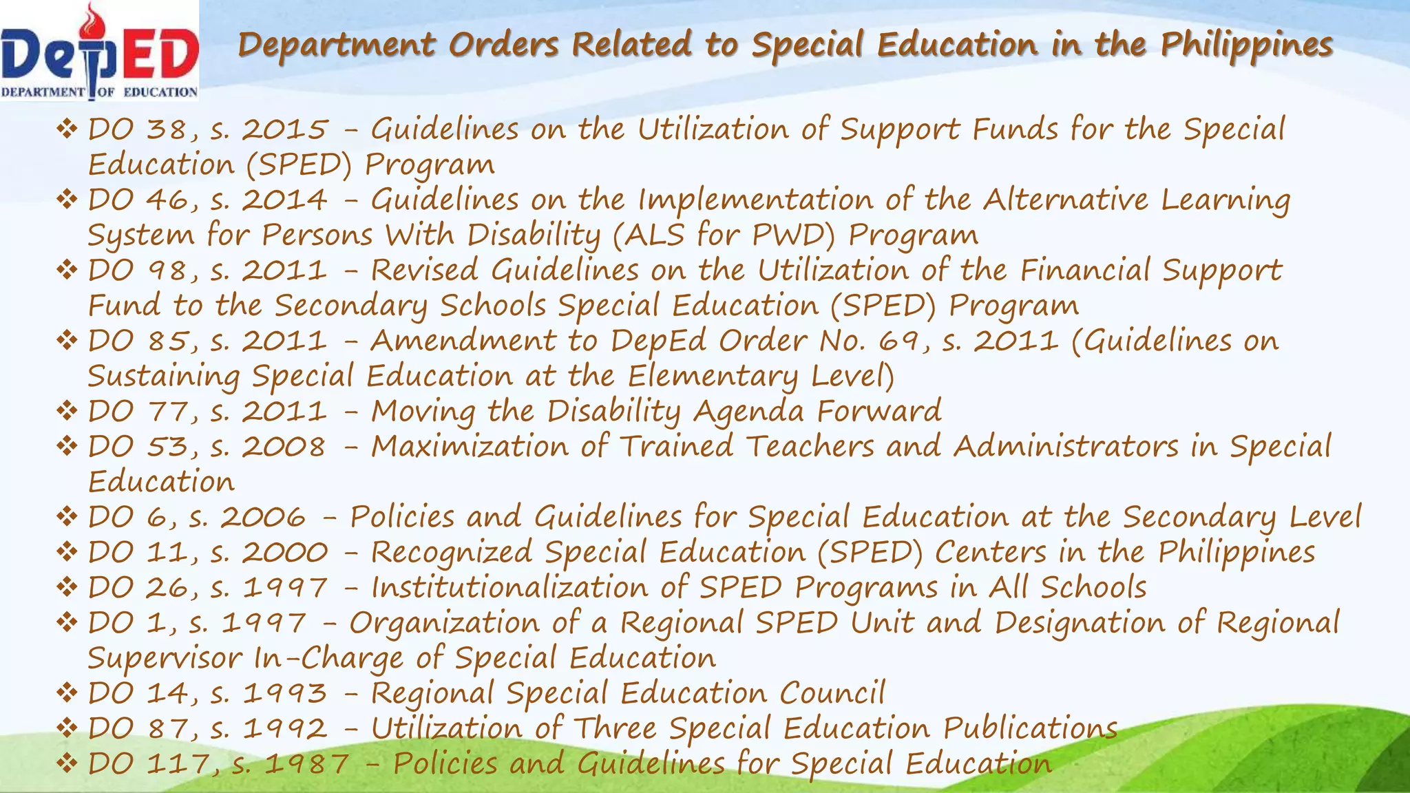 Introduction to Special Education- Nature, Theories and Concepts | PPTX