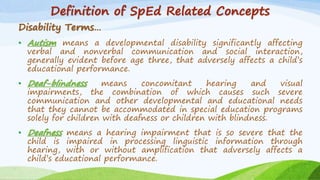 Introduction to Special Education- Nature, Theories and Concepts | PPTX