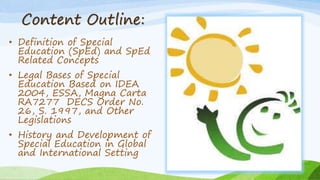 Introduction to Special Education- Nature, Theories and Concepts | PPTX