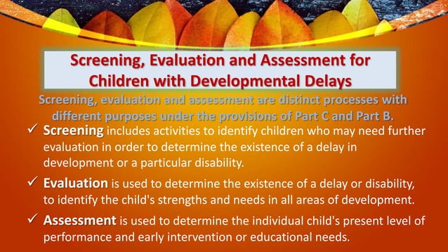 Early Intervention Programs for Children with Developmental Delay | PPTX