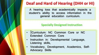 Curriculum and Program Goals in Early Childhood Special Education | PPTX