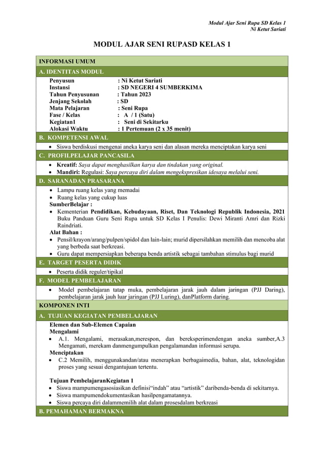 Modul Ajar -SENI RUPA- K1 Kegiatan 1.pdf