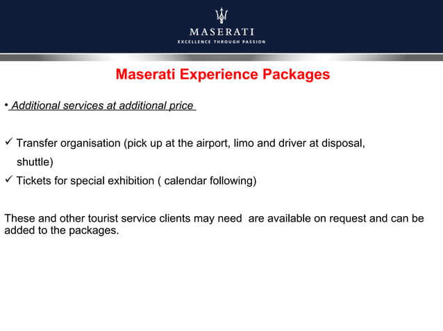 Maserati Factory Tour Presentation | PPT