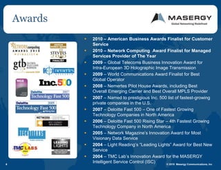 Masergy Corporate Overview Oct2010 | PPTX