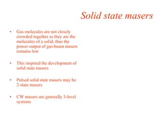 Unveiling the Origins and Applications of Masers: From Predecessor to ...