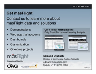 masFlight Platform Overview | PDF