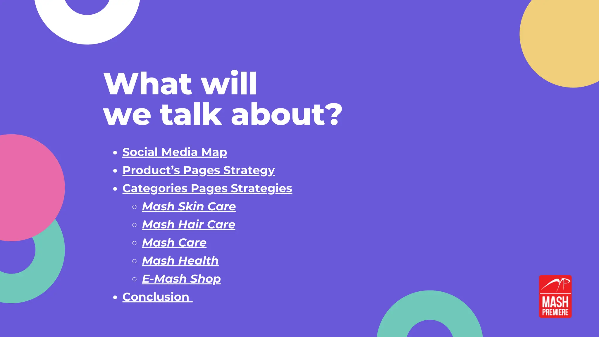 Mash - Social Media Strategy - By Mahmoud Osama | PDF