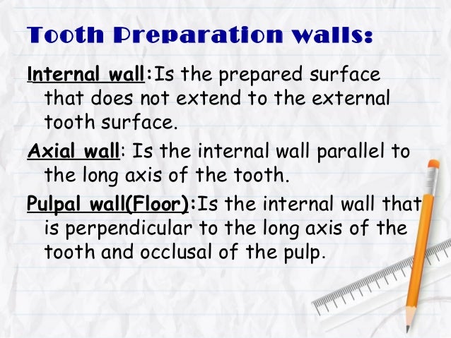 tooth preparation and maintaining pulp vitality