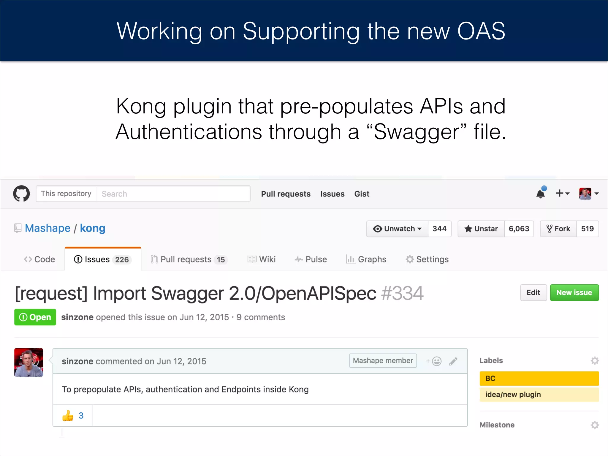 OpenAPI Specification + Mashape | PPT