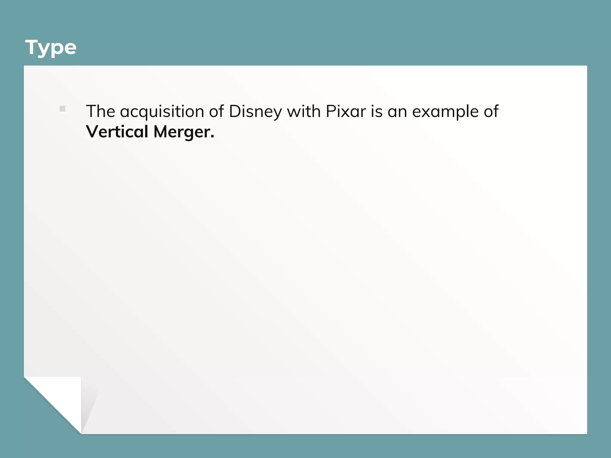 Disney and Pixar Merger | PPTX