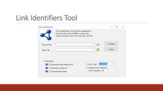 #mashcat: Evolving MarcEdit: Leveraging Semantic Data in MarcEdit | PPT