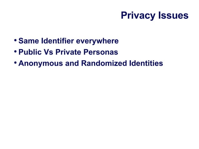 Mashing Up with User-centric Identity | PPT | Internet | Computing