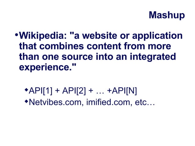 Mashing Up with User-centric Identity | PPT | Internet | Computing