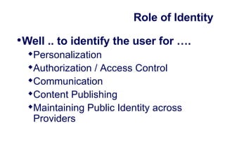 Mashing Up with User-centric Identity | PPT | Internet | Computing