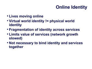Mashing Up with User-centric Identity | PPT | Internet | Computing