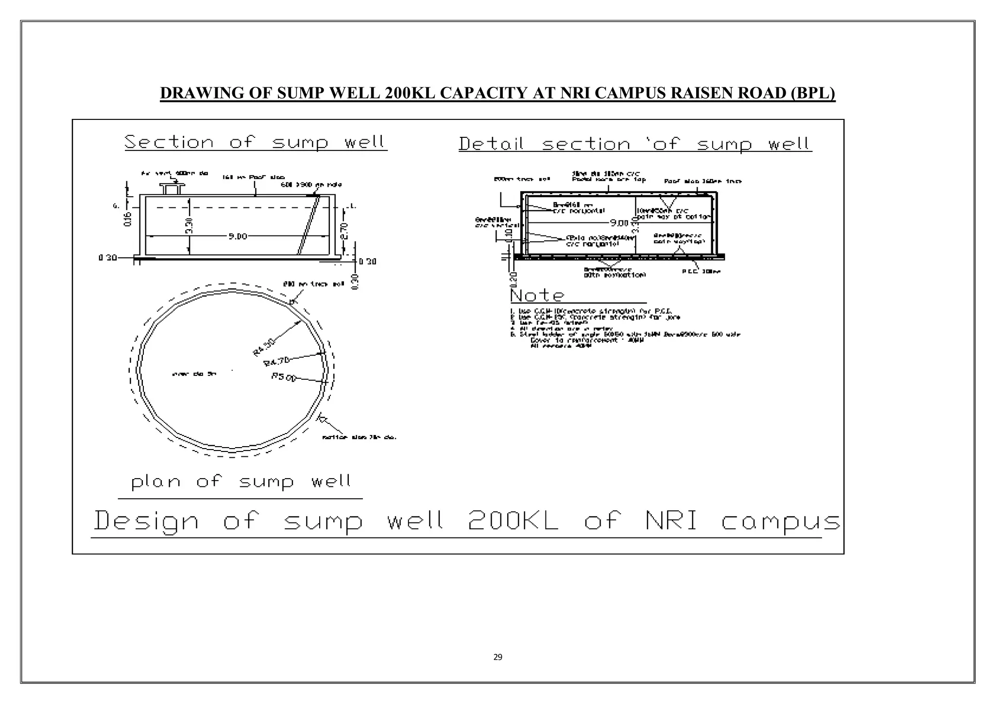 Under Ground water tank design including estimation and costing | DOCX ...