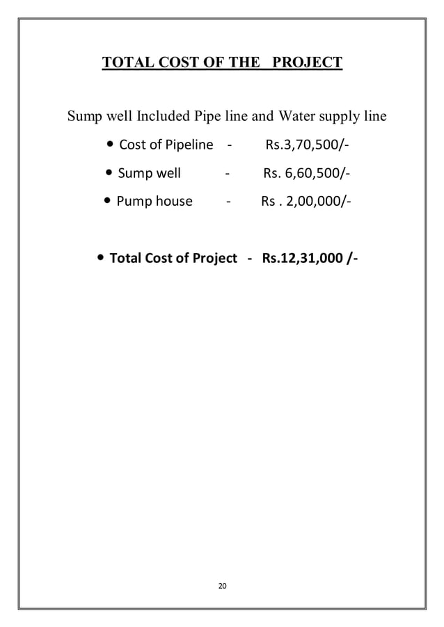 Under Ground water tank design including estimation and costing | DOCX ...