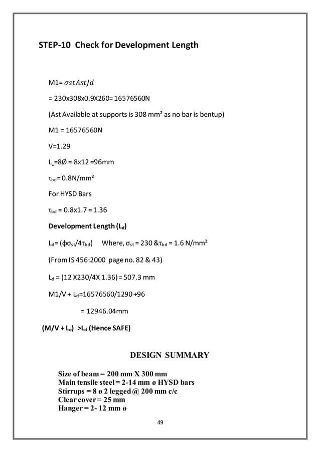 Under Ground water tank design including estimation and costing | DOCX ...