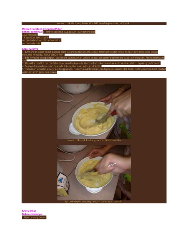 Mash potato | DOCX