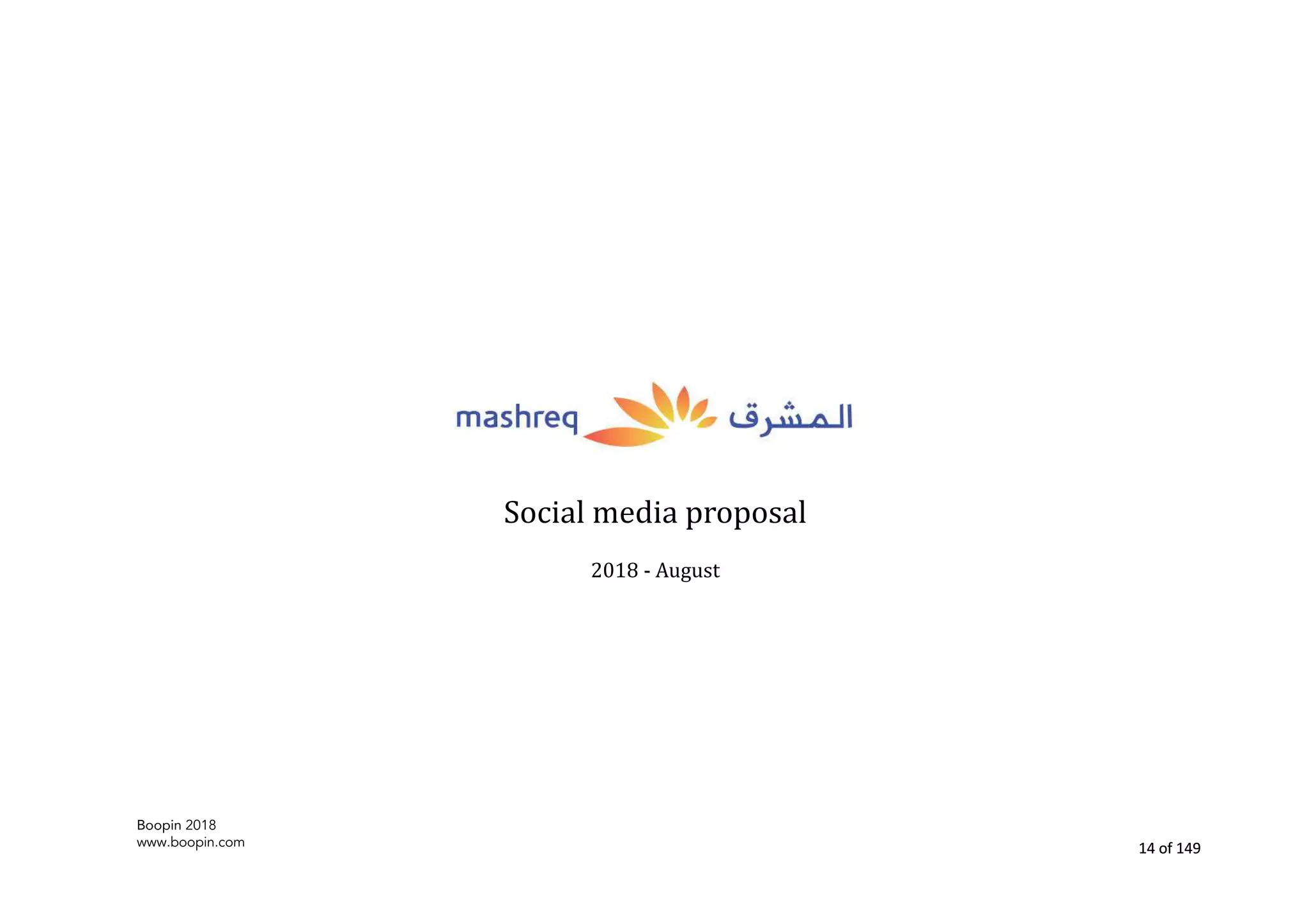 Mashreq bank social media, activation strategy | PPT