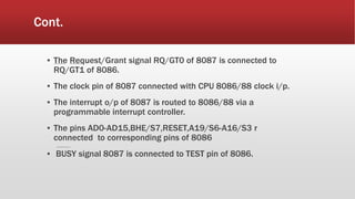 Math coprocessor 8087 | PPTX
