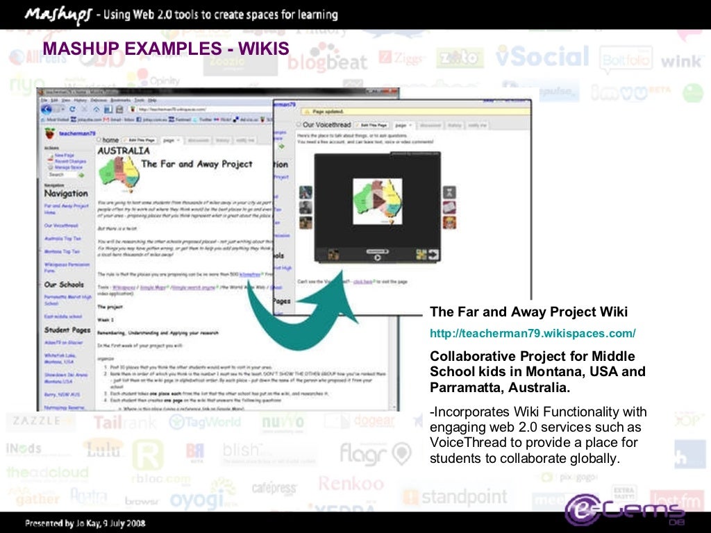 MASHUP EXAMPLES - WIKIS The