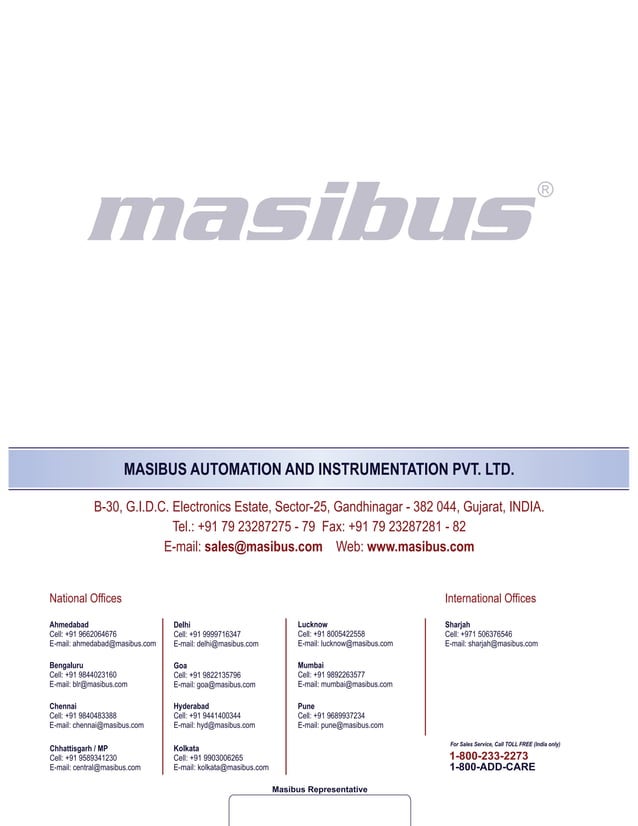 Masibus product catalogue | PDF