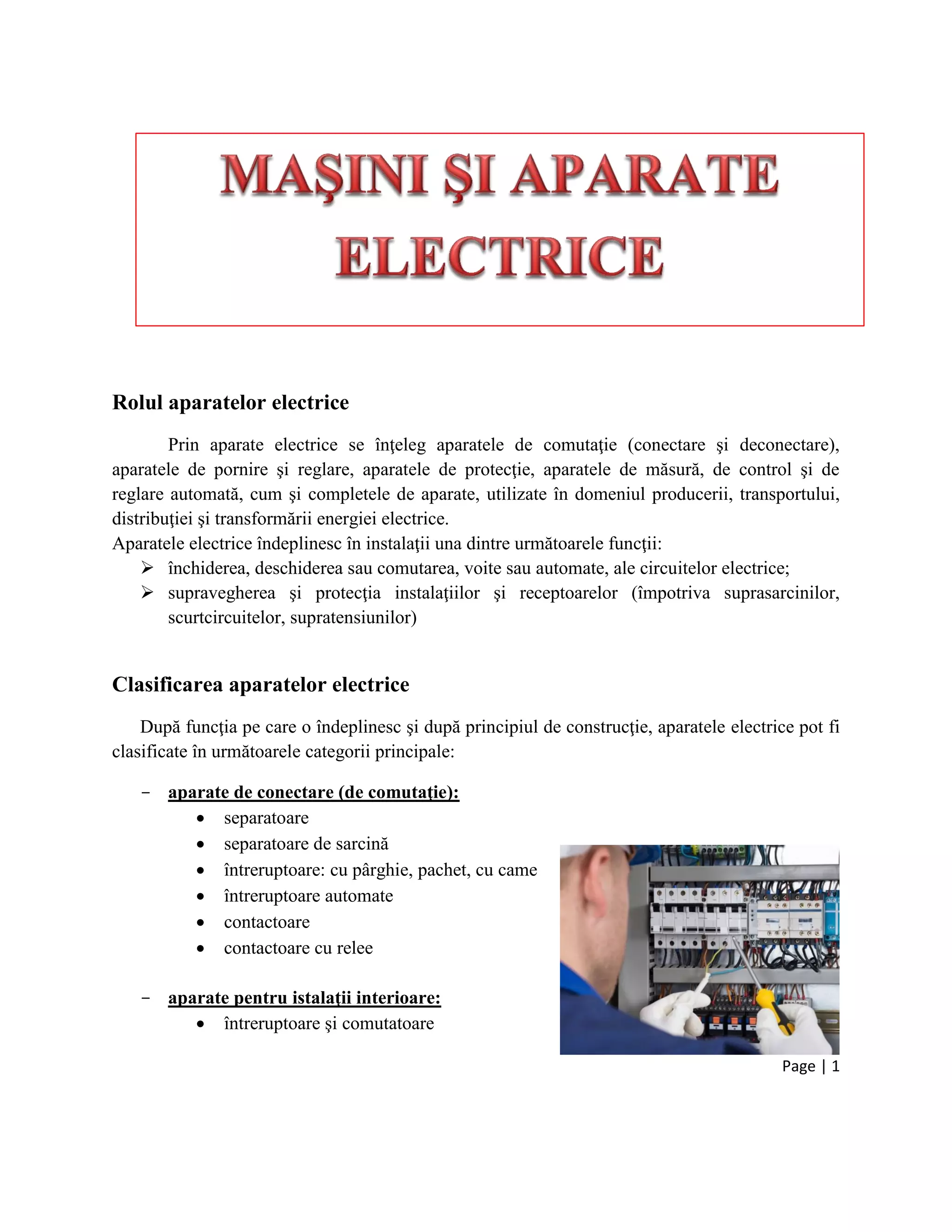 Masini si aparate electrice | PDF