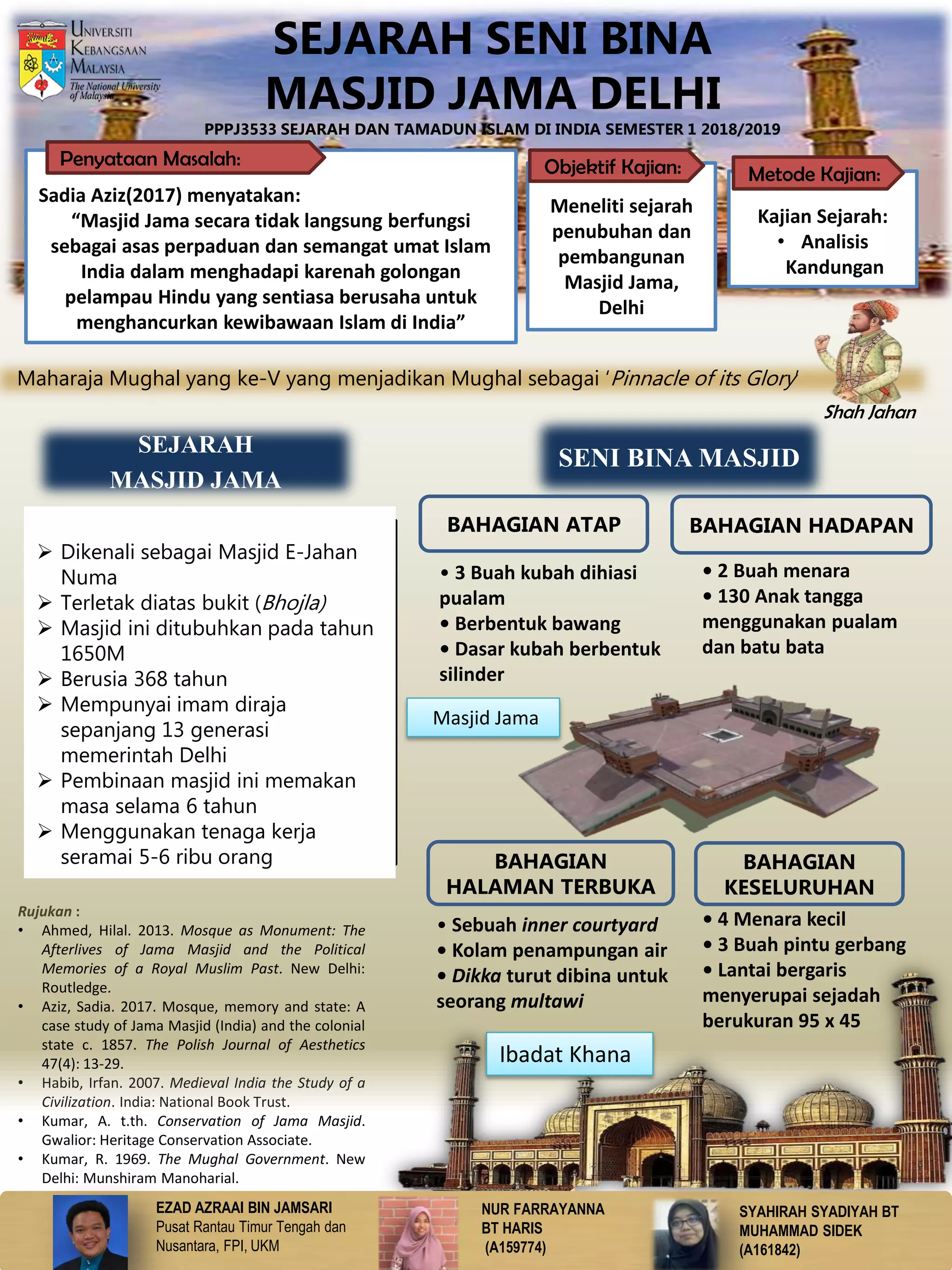 Sejarah Seni Bina Masjid Jama Delhi | PDF