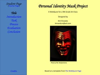 Mask Web Quest | PPT