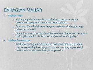 Maskahwin | PPTX