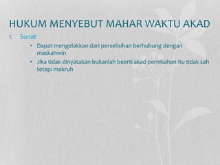Maskahwin | PPTX