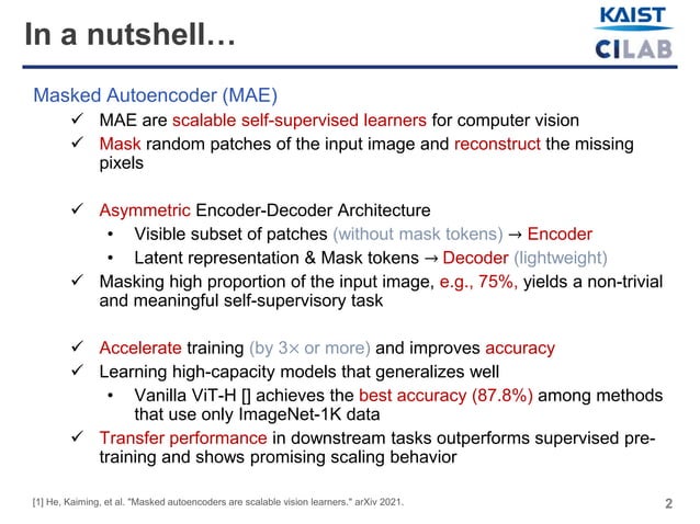 Masked Autoencoders Are Scalable Vision Learners.pptx | Web Development ...