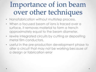 Masked ion beam lithography | PPT