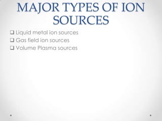 Masked ion beam lithography | PPT