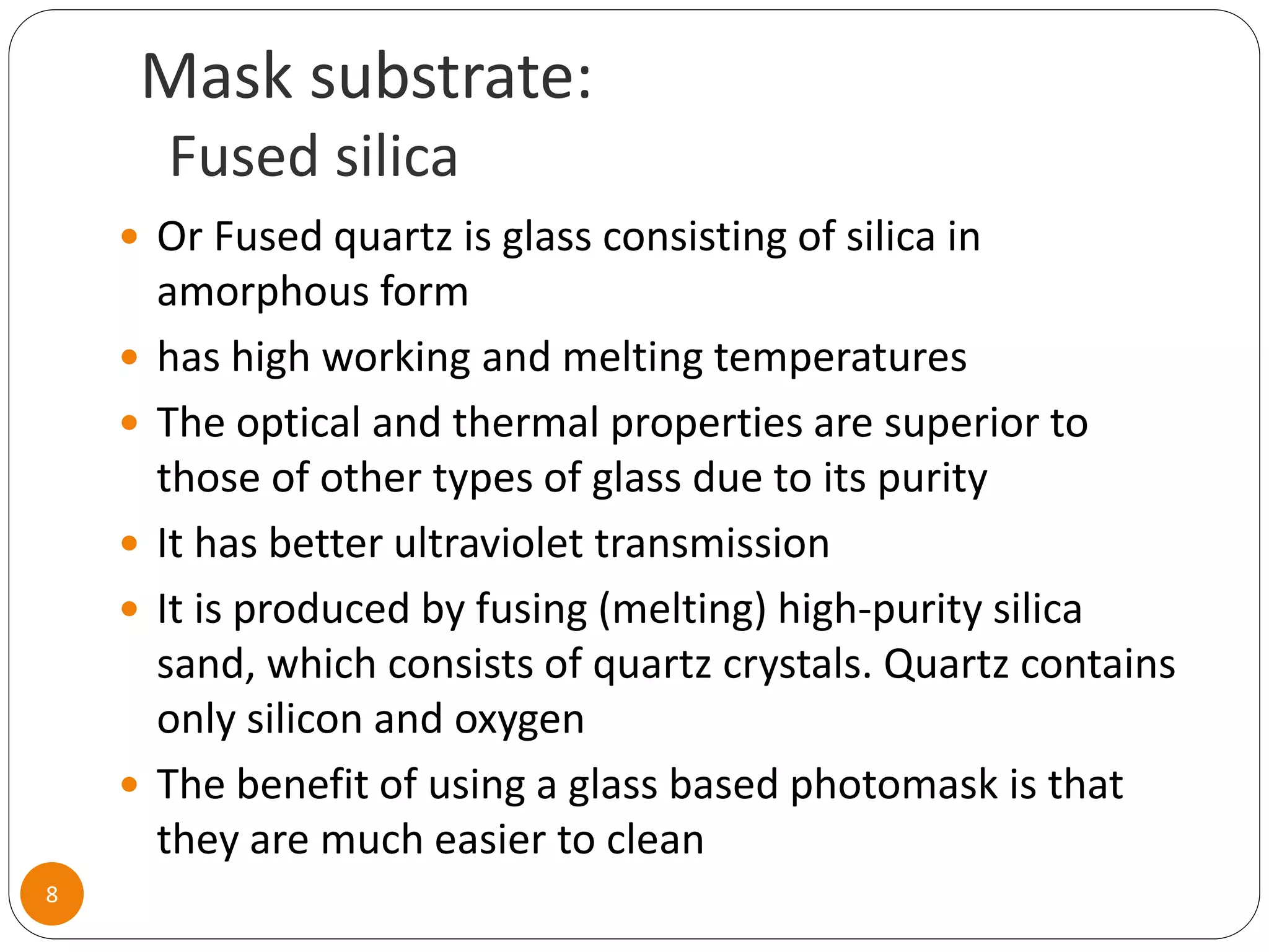 Mask fabrication process | PPTX
