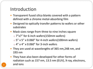 Mask fabrication process | PPTX