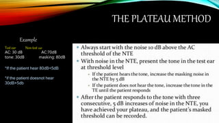 Audiometric Masking | PPTX